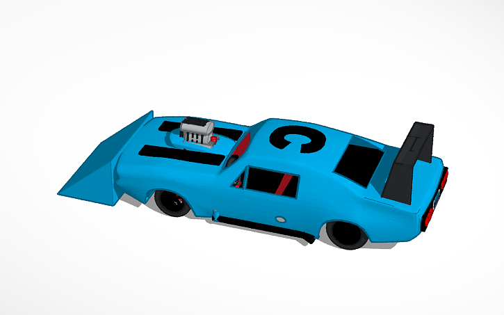 3D design super muscle car - Tinkercad