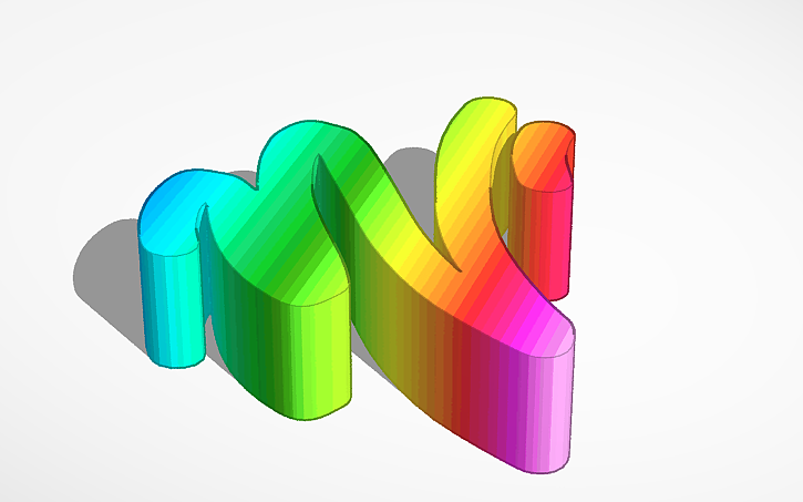 3D design The Rainbow scribble (copyable) - Tinkercad