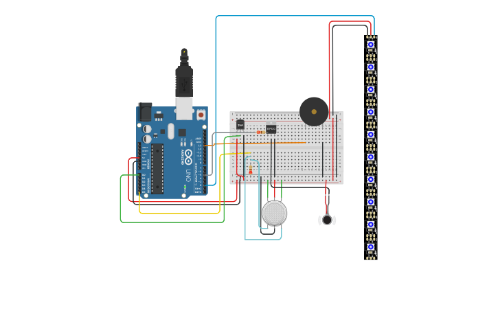 Circuit design Trabalho 2 - Tinkercad