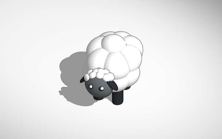 3D design Sheep - Tinkercad