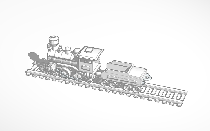 3D design KeyRing Train | Tinkercad