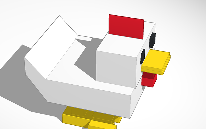 3D design Chicken - Tinkercad
