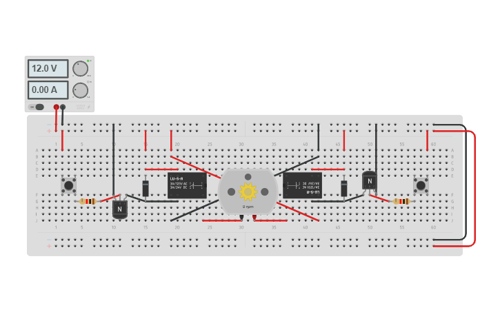 Circuit design Circuito Ponte H - Tinkercad
