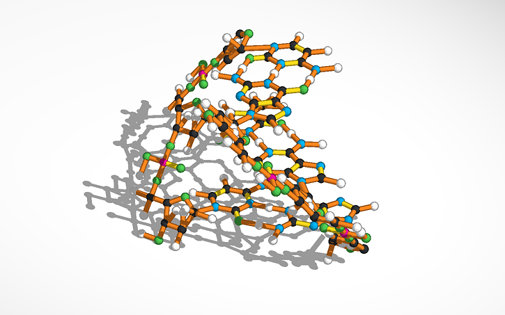 3D design DNA Science Project - Tinkercad