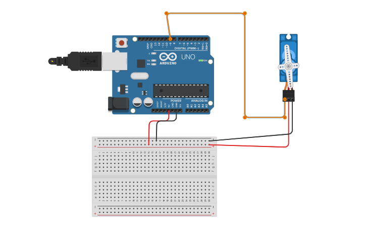 Circuit design 12.2 motor server | Tinkercad
