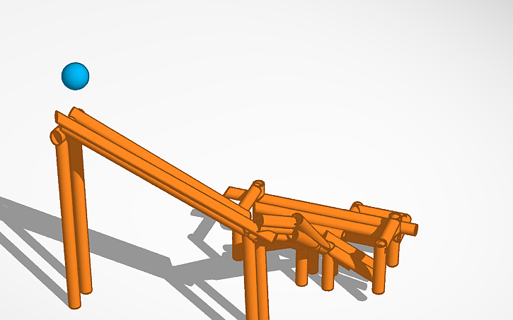 3D design marble run - Tinkercad