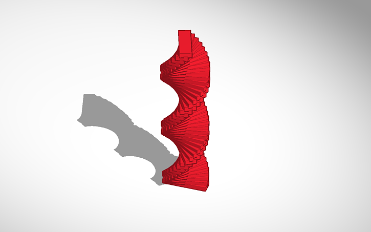 3D design spiral - Tinkercad
