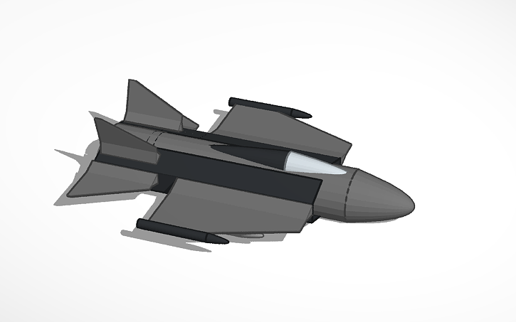 3D design 2F4U Fighter Jet | Tinkercad