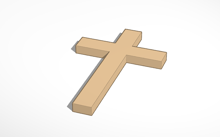 3D design Cross - Tinkercad