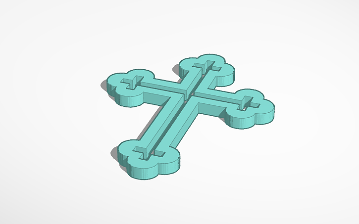 3D design Cross - Tinkercad