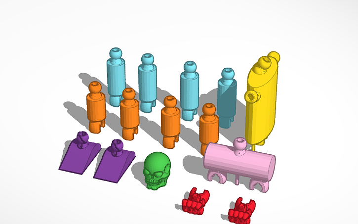 3D design Robot Figure V2 (FINAL) | Tinkercad