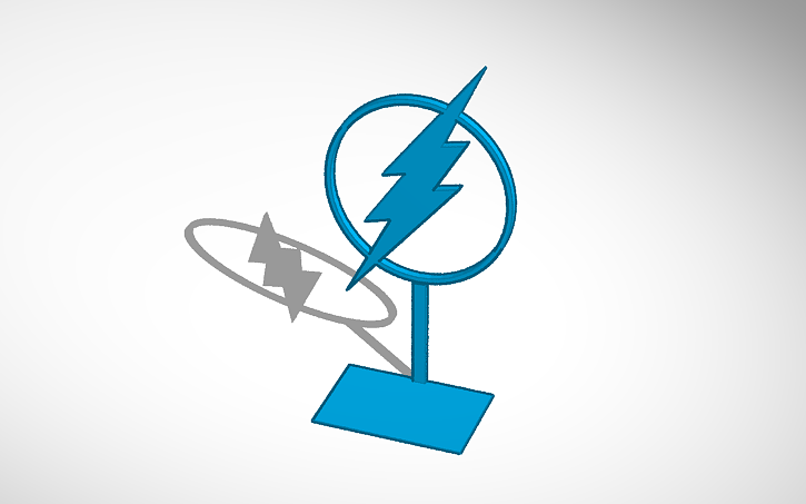 3D design Lightning Bolt Deco - Tinkercad
