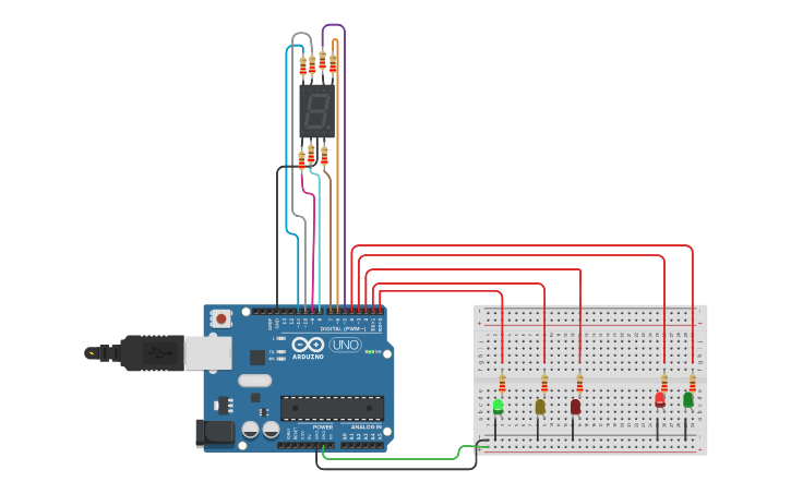 Circuit design proyecto de arduino - Tinkercad