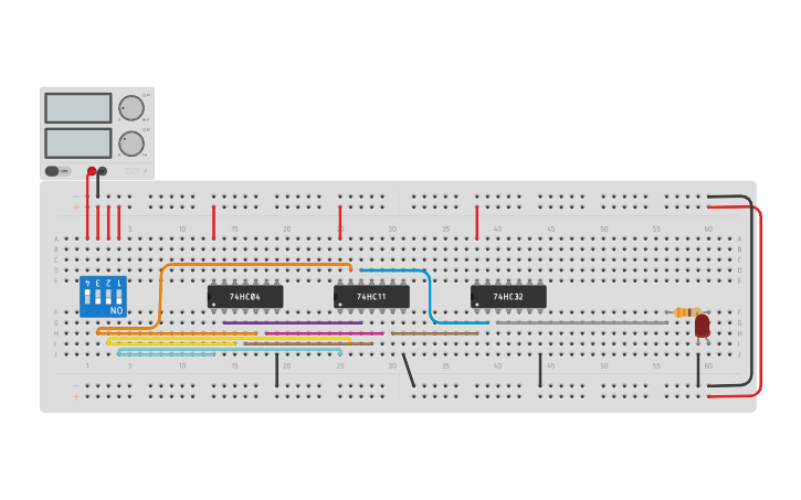 Circuit design Ejercicio 8 Actividad 5 | Tinkercad