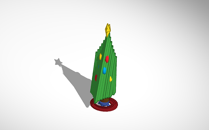 3D design Christmas tree | Tinkercad