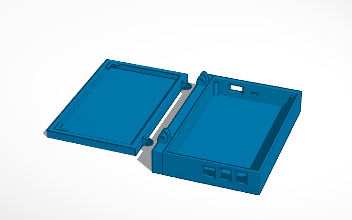 3D design Rasberry pi Laptop Shell/case - Tinkercad