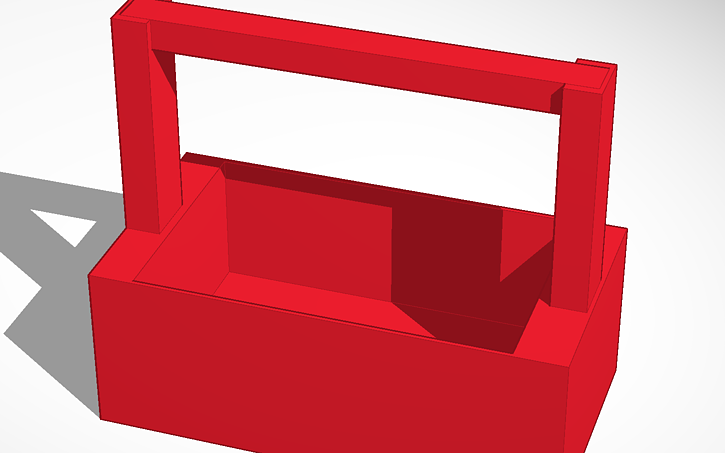 3D design basket - Tinkercad