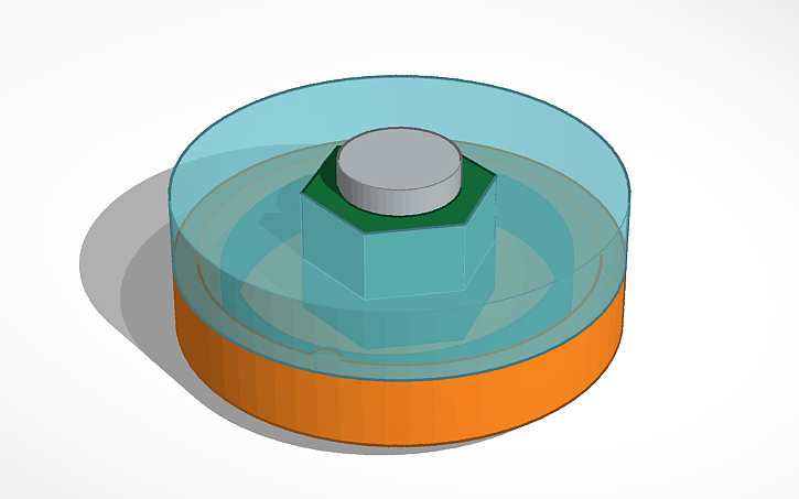 3D design Rotating Detent Flexure - Tinkercad