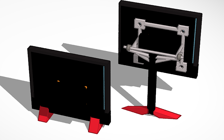 3D design Monitor Stands - Tinkercad