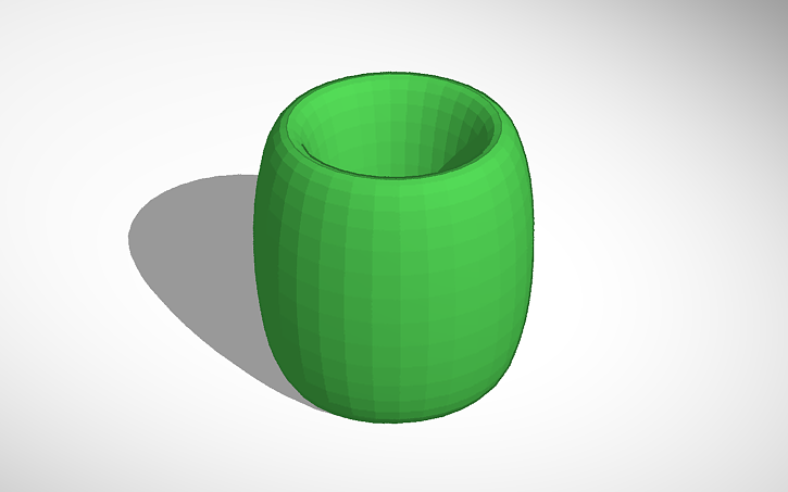 3D design Pencil Holder - Tinkercad