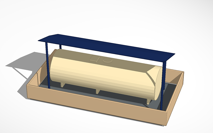 3D design DIESEL TANK | Tinkercad