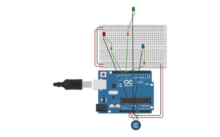 Circuit design Lab4(Task3) - Tinkercad