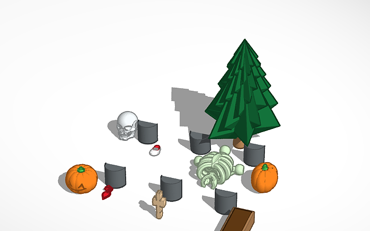 3D design Halloween - Tinkercad