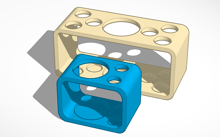 3D design tooth brush and tooth paste - Tinkercad