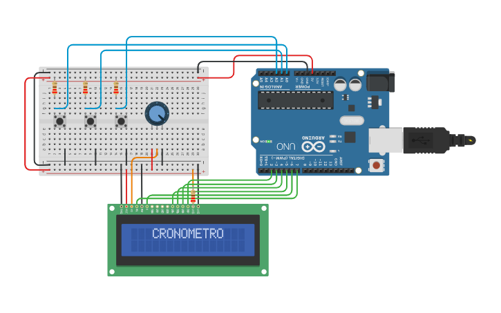 Circuit Design Task 7 Arduino Countdown Timer Tinkercad