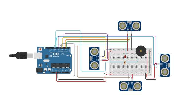 Circuit design Pregunta 1 | Tinkercad