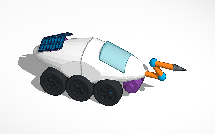 3D design Moon Rover classic | Tinkercad