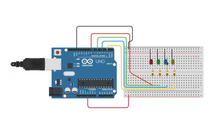 Circuit design ciclo Ford - Tinkercad