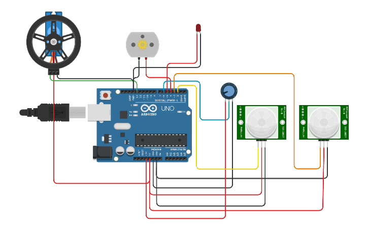 Circuit Design Project Sample Tinkercad