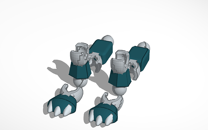 3D design Case: Animatronics-Cat Part: Arms | Tinkercad