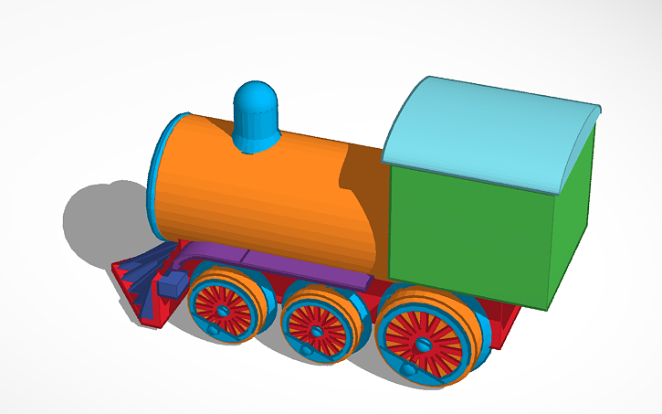 3D design CHILDREN'S TRAIN | Tinkercad