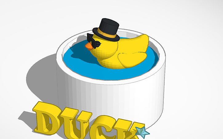 3D design Duck - Tinkercad