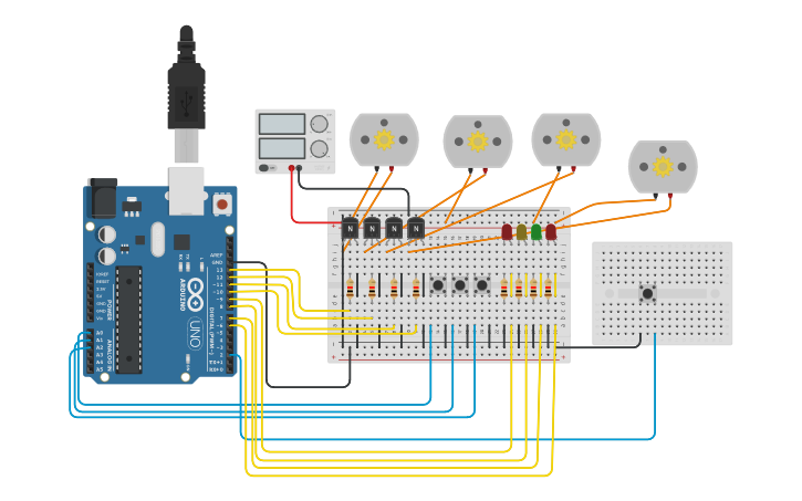 Circuit design vending machine week 3 | Tinkercad