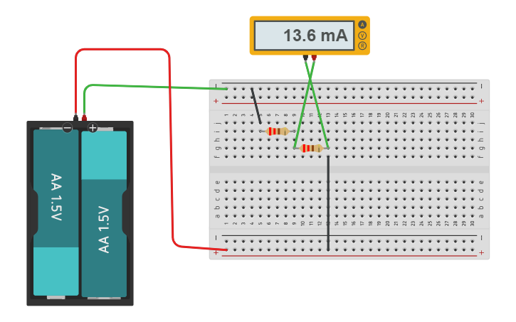 Circuit Design Primer Ejercicio Segundo Documento Tinkercad