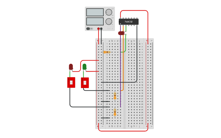 Circuit design Ejercicio 2 lab 4 | Tinkercad
