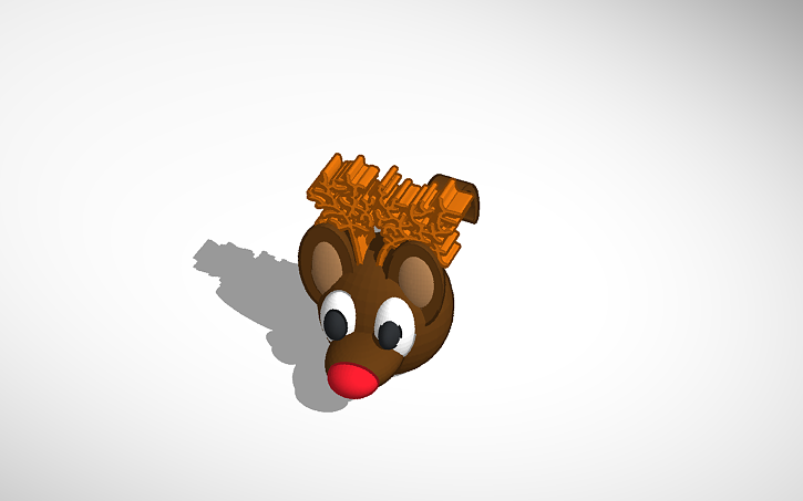 3D design Reindeer Mouse - Tinkercad