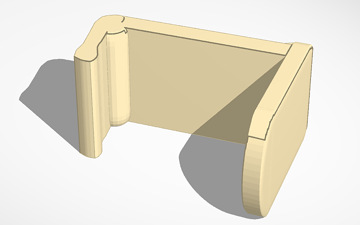 3D design Headphones holder - Tinkercad