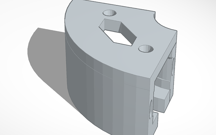 3D design T-Track - 90 Degree Corner Track - Tinkercad