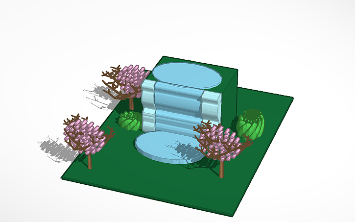 3D design Pretty landscaping - Tinkercad
