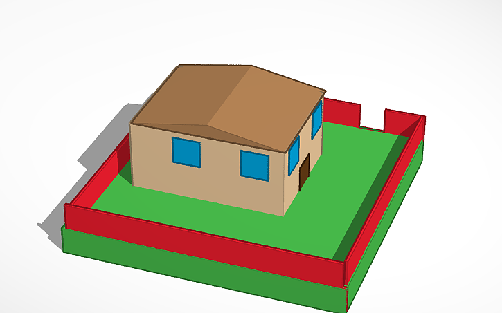 3D design dream house project - Tinkercad