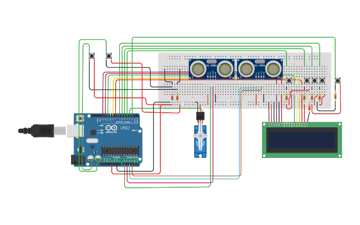 Circuit design Copy of Copy of PROYECTO FINAL ESTE SI - Tinkercad