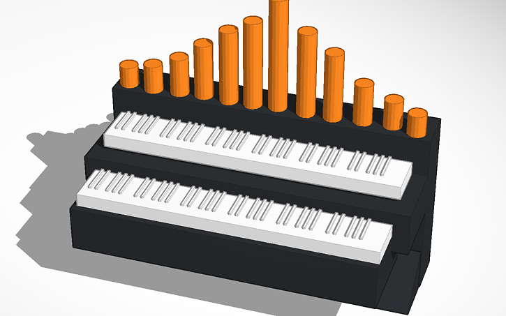 3D design The Great Pipe Organ - Tinkercad
