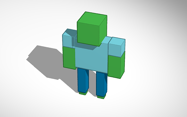 3D design zombie Alejandro Fernandez - Tinkercad