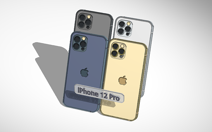 3D design Apple iPhone 12 Pro - Tinkercad
