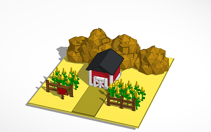 3D design bambi farm - Tinkercad