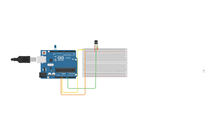 Circuit design Sensor de temperatura TMP36 | Tinkercad